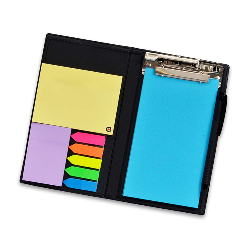 Buy Desk Organizer, Notepad Memo Holder with Colorful Sticky Notes Set ...